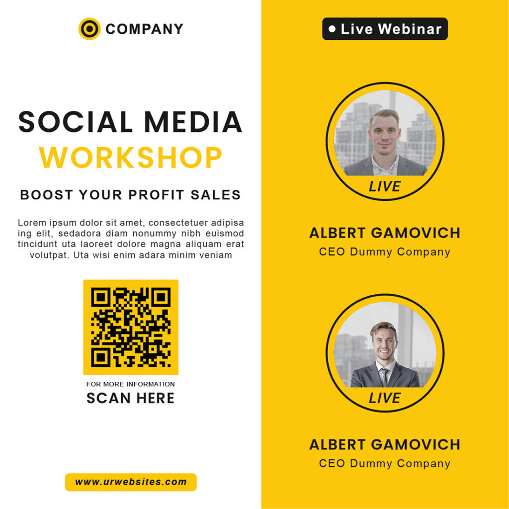 Online Business Workshop Social Media Post Templates - Only $8 ...