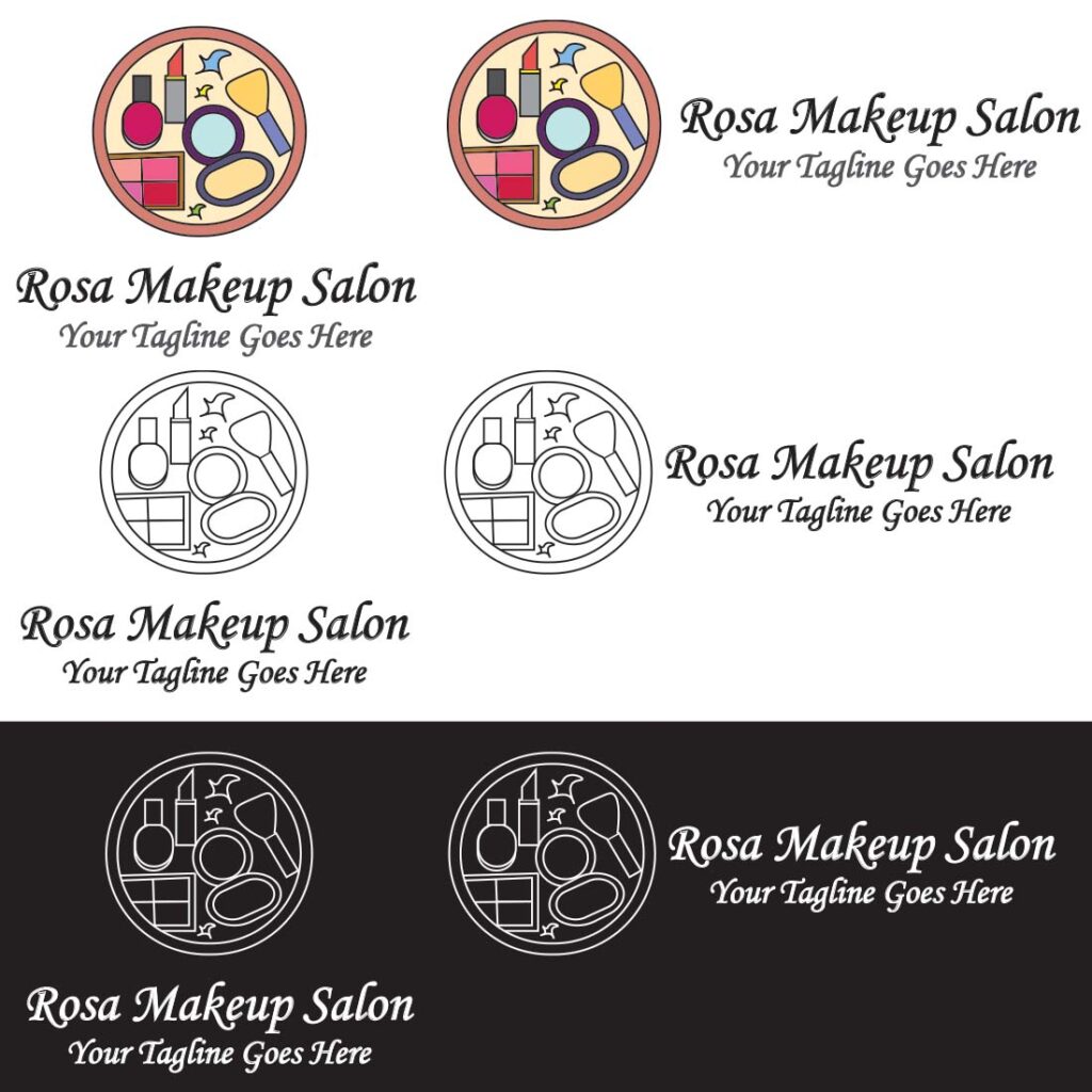 Professional Makeup Logo - MasterBundles