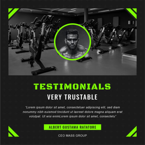 Fitness And Sport Social Media Post Templates - Only $8 - MasterBundles