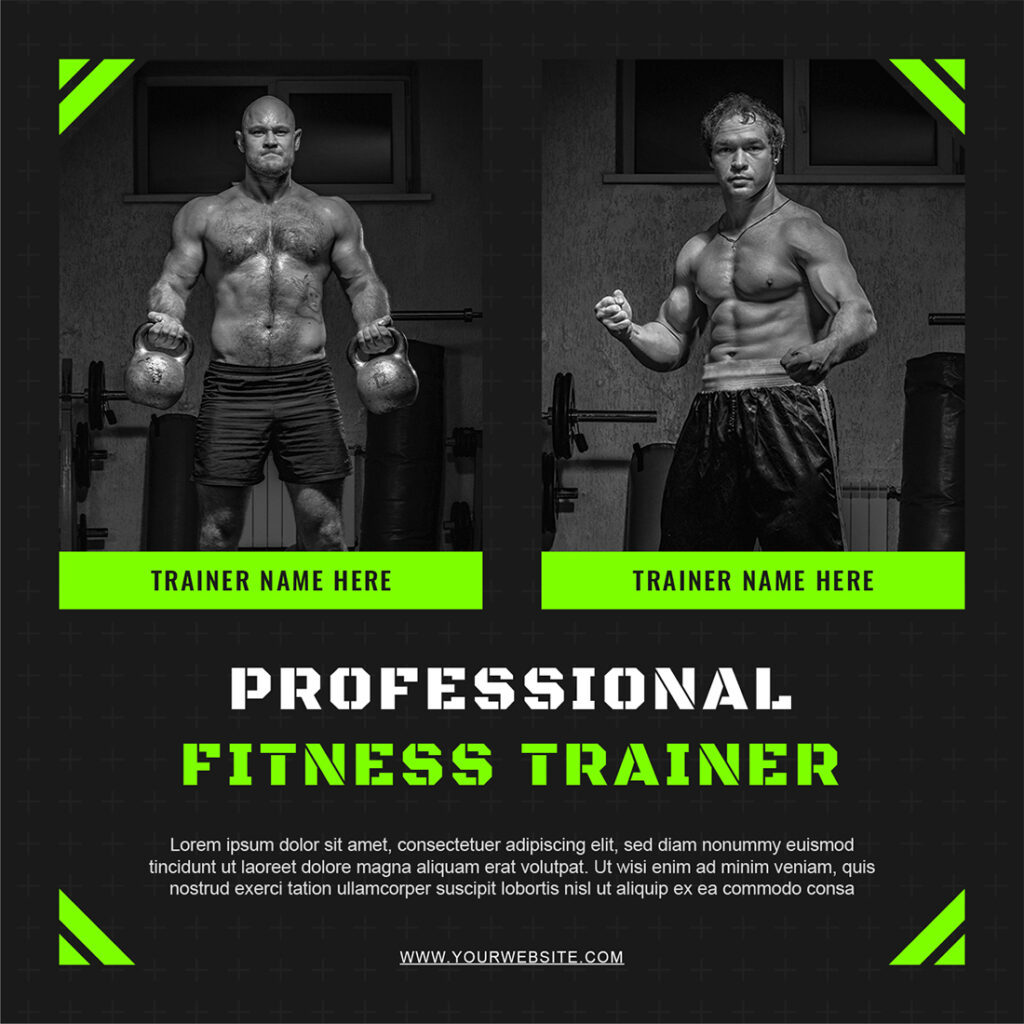 Fitness And Sport Social Media Post Templates - Only $8 - MasterBundles