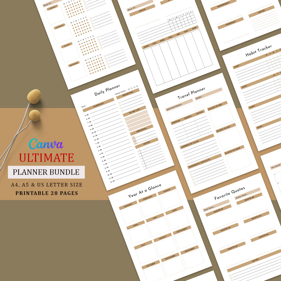 Ultimate Planner Bundle Pack Vol.28 - MasterBundles