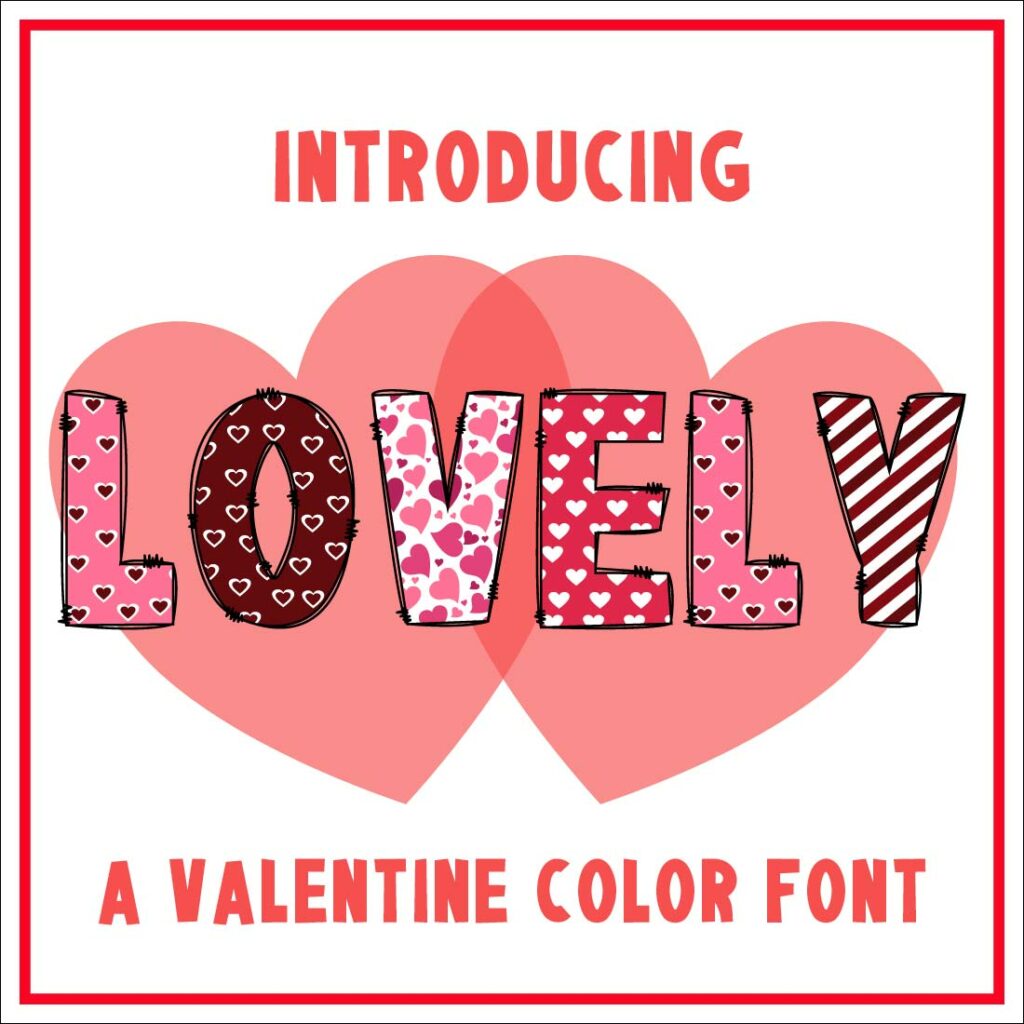 Lovely Color Font - MasterBundles