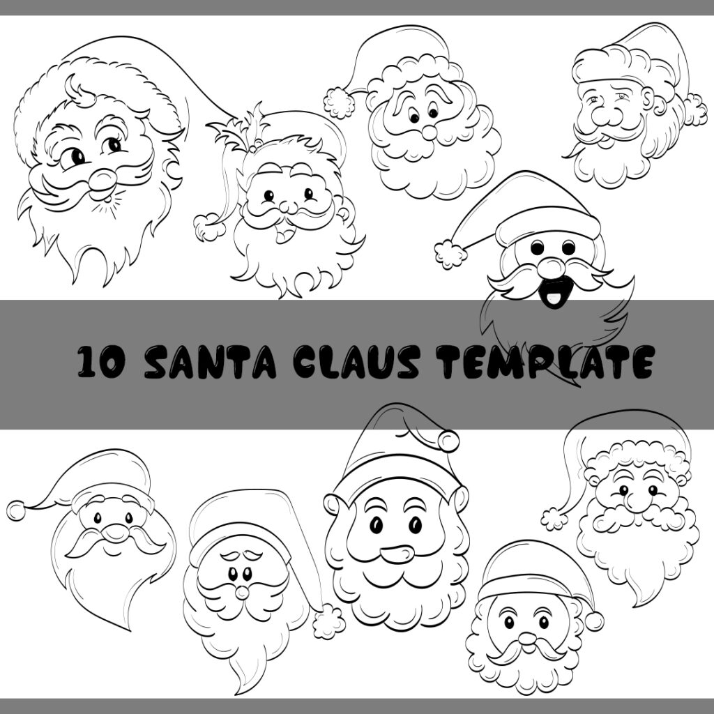 Santa Claus Christmas Design Template - MasterBundles