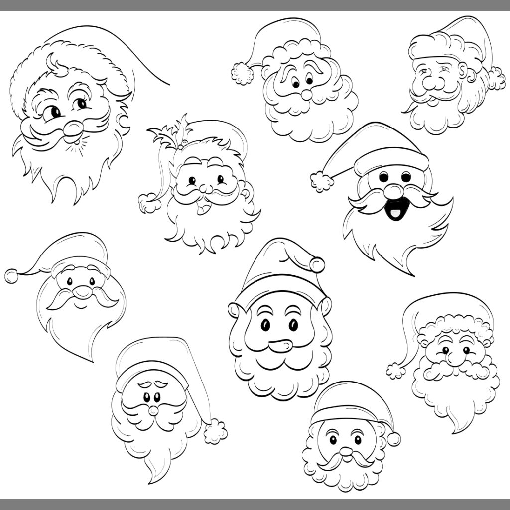 Santa Claus Christmas Design Template - MasterBundles