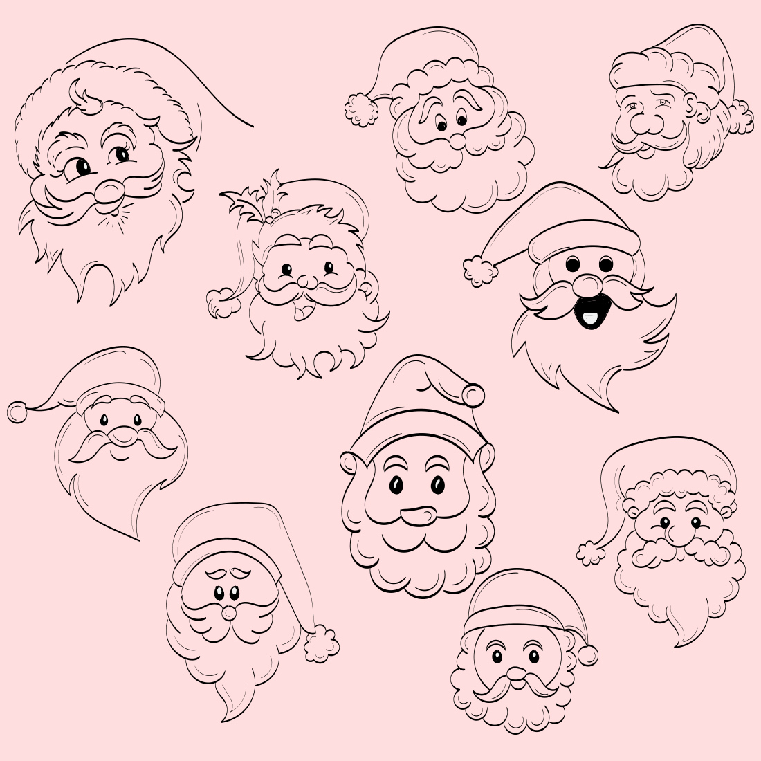 Santa Claus Christmas Design Template - MasterBundles