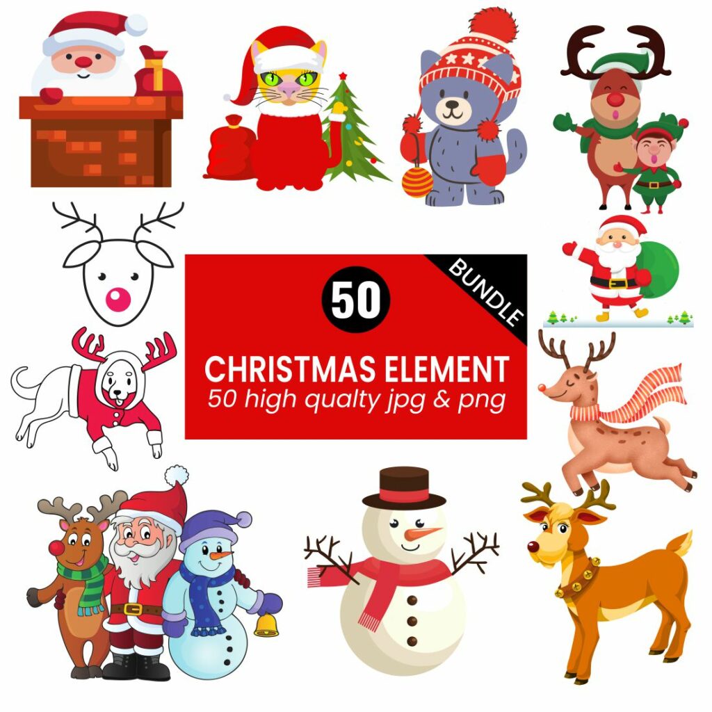 Christmas and Winter Illustrations - MasterBundles