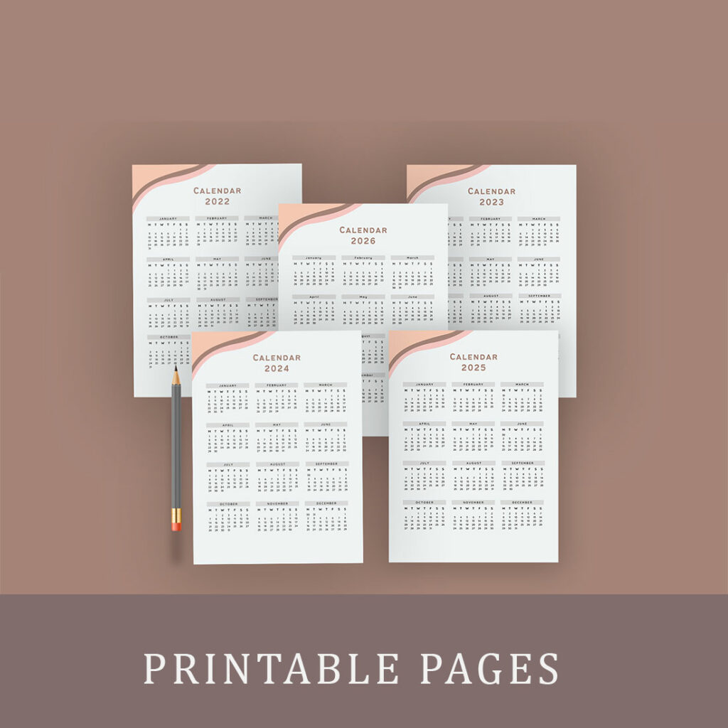 Printable Planner Bundle Vol.21 - MasterBundles