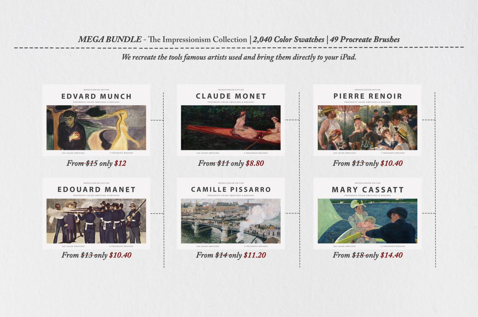 Impressionism Bundle for Procreate – MasterBundles