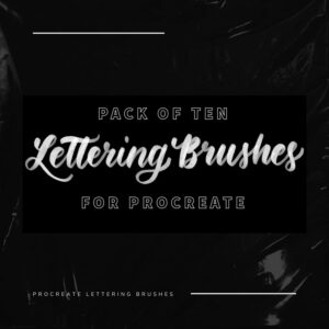 8 Procreate Lettering Brushes – MasterBundles