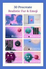 Procreate Realistic Fur & Emoji – MasterBundles