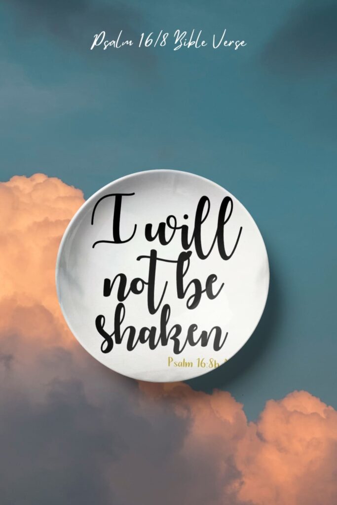 Psalm 16/8 Bible Verse SVG, DXF, EPS and PNG – MasterBundles