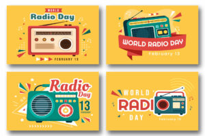 16 World Radio Day Illustration - MasterBundles