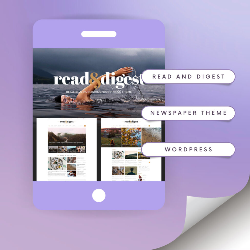 Read and Digest - Newspaper Theme – MasterBundles
