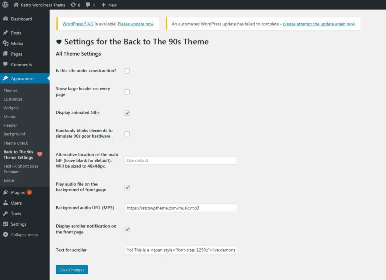 Back to The 90s – Retro WP Theme – MasterBundles