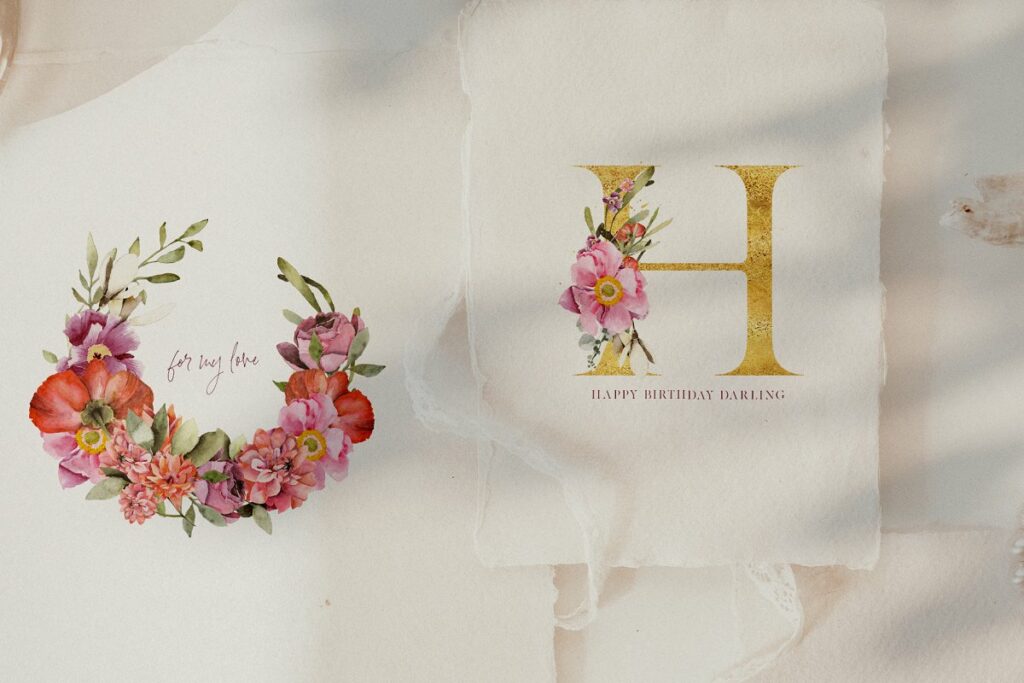 Rosey Valentine Watercolor Set – MasterBundles