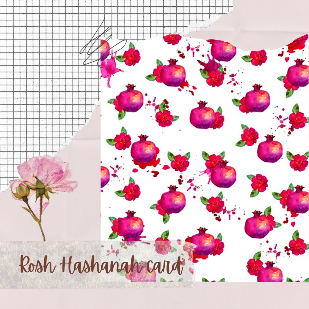Rosh Hashana Card. Jewish New Year. – MasterBundles