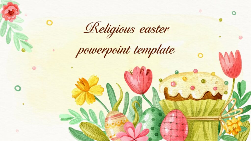 Religious Easter Powerpoint Template – MasterBundles