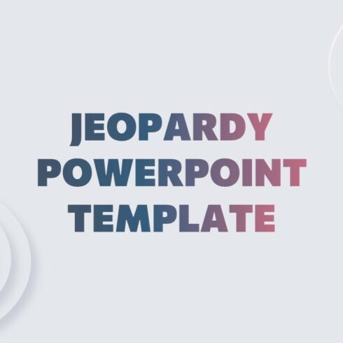 Jeopardy PowerPoint Template – MasterBundles