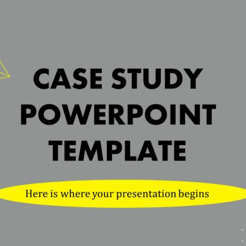 Case Study Powerpoint Template | MasterBundles