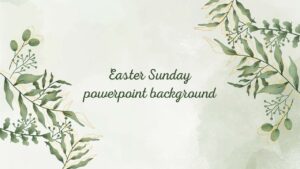 Easter Sunday Powerpoint Background | MasterBundles