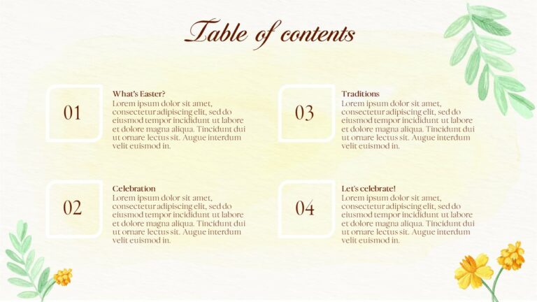 Religious Easter Powerpoint Template – MasterBundles