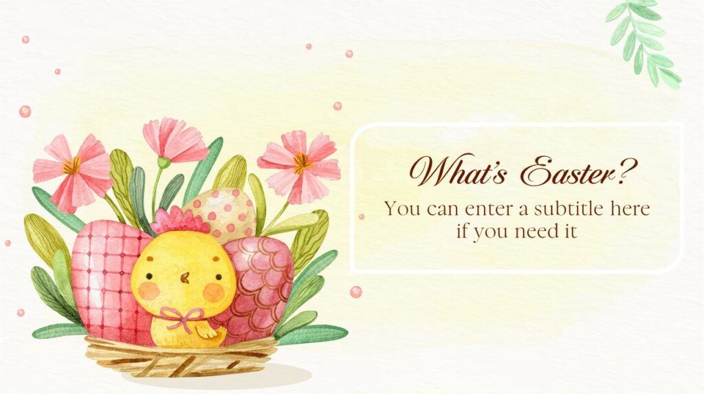 Religious Easter Powerpoint Template – MasterBundles