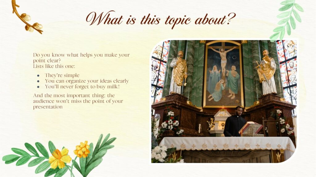 Religious Easter Powerpoint Template – MasterBundles