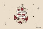 Sailors Diary Tattoo Style Font – MasterBundles