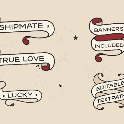 Sailors Diary Tattoo Style Font | MasterBundles