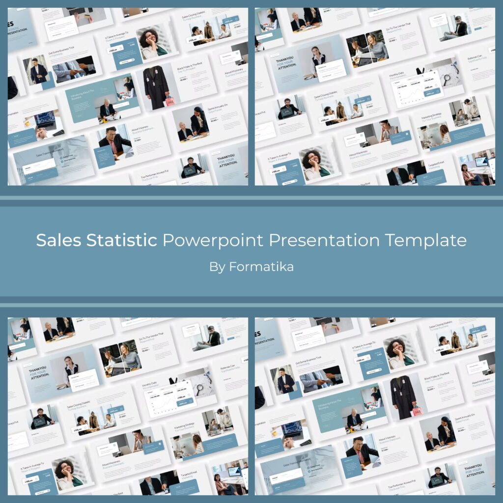 Sales Statistic Powerpoint Presentation Template Masterbundles