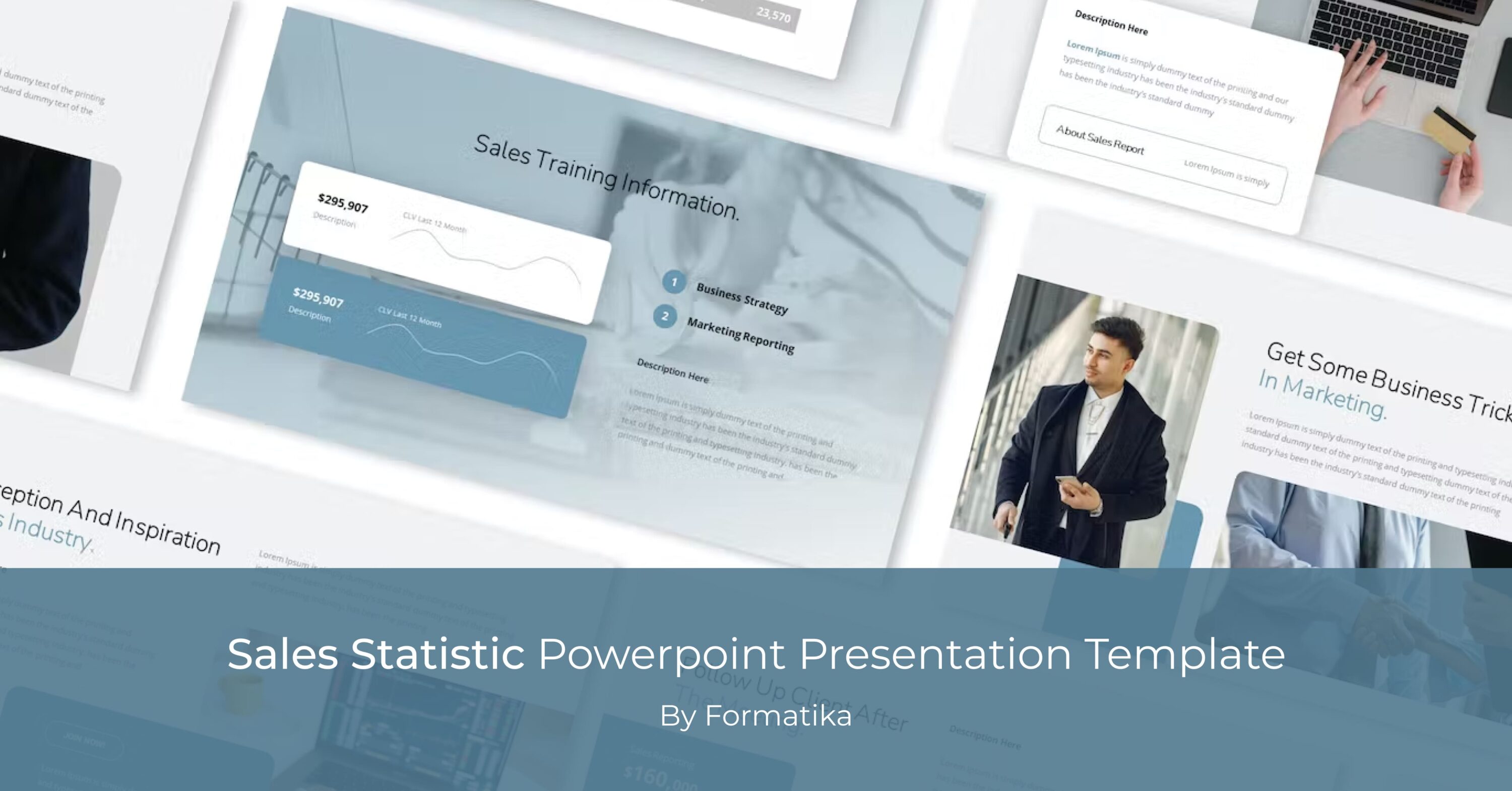 Sales Statistic Powerpoint Presentation Template – MasterBundles