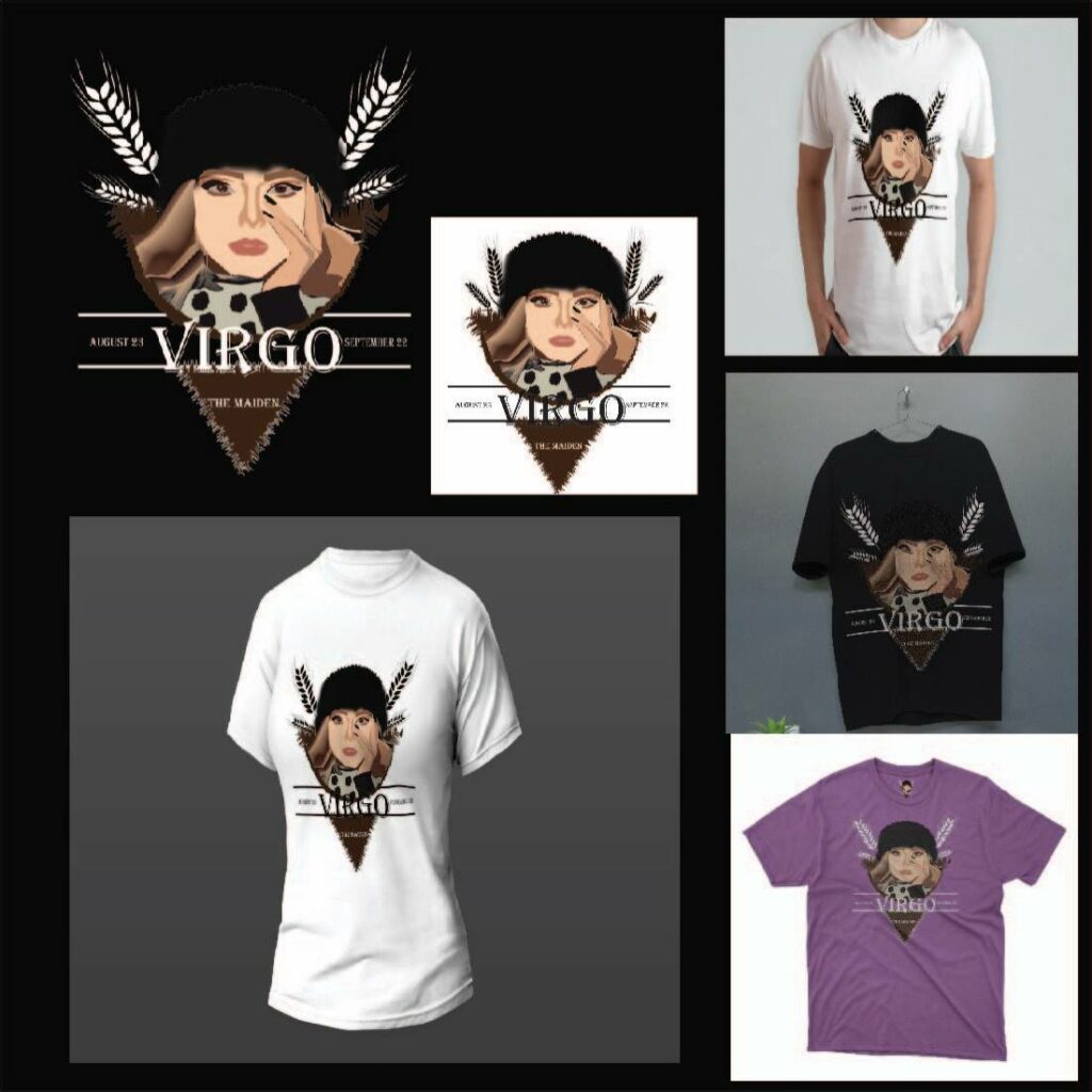 Virgo Zodiac Sign Mascot Design - MasterBundles
