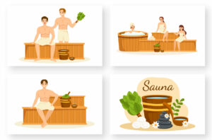 13 Sauna and Steam Room Illustration - MasterBundles