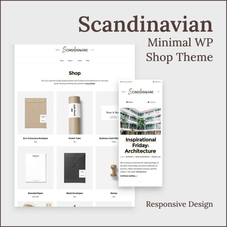 Scandinavian - Minimal WP Shop Theme – MasterBundles