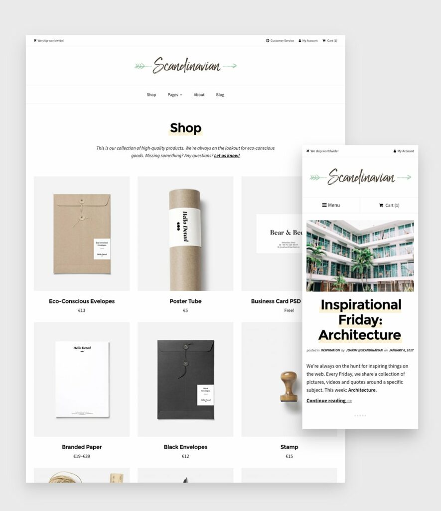 Scandinavian - Minimal WP Shop Theme – MasterBundles