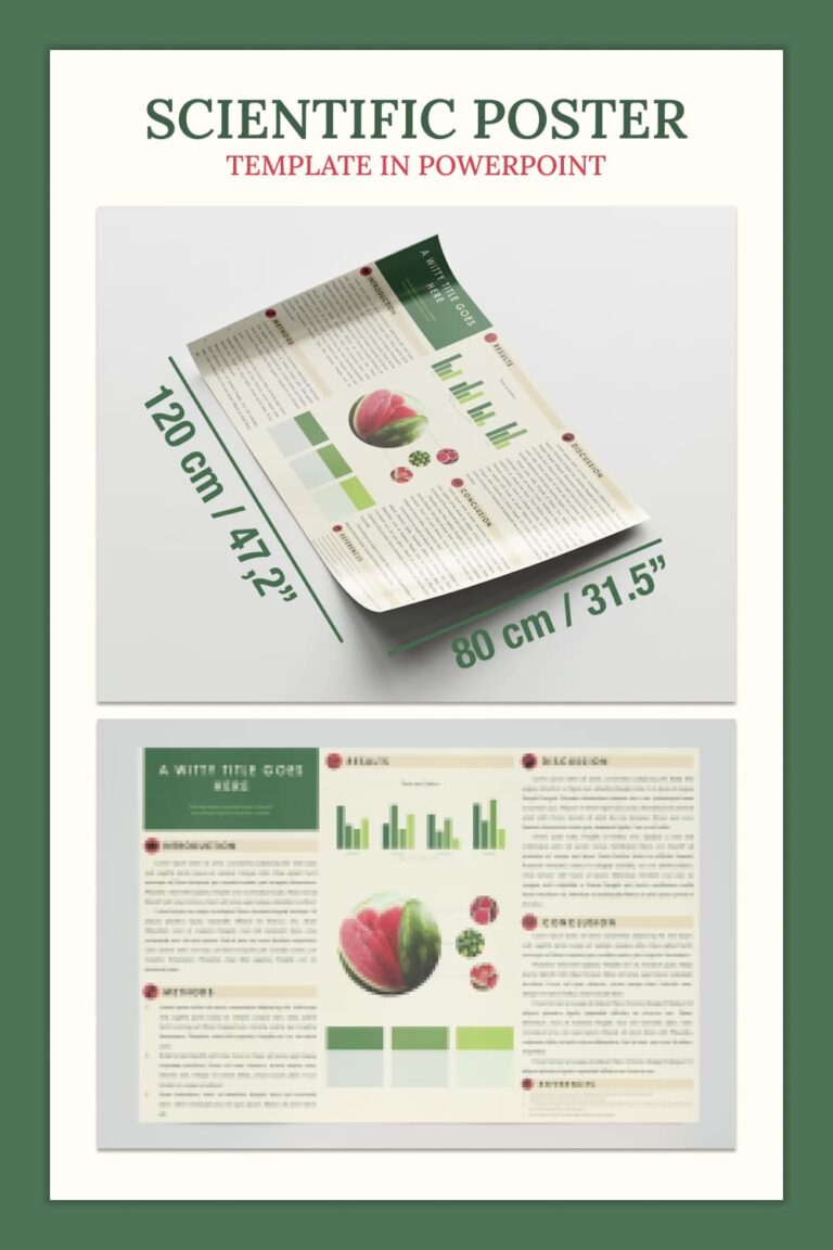 Academic Or Research Science Poster Template In Powerpoint – MasterBundles