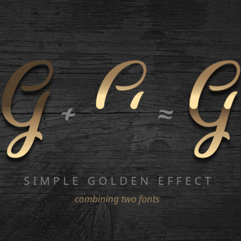 Golden Brush font | MasterBundles