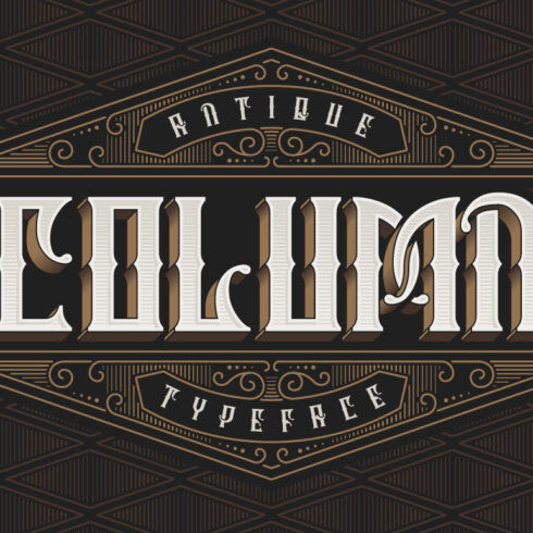 Column Typeface | MasterBundles