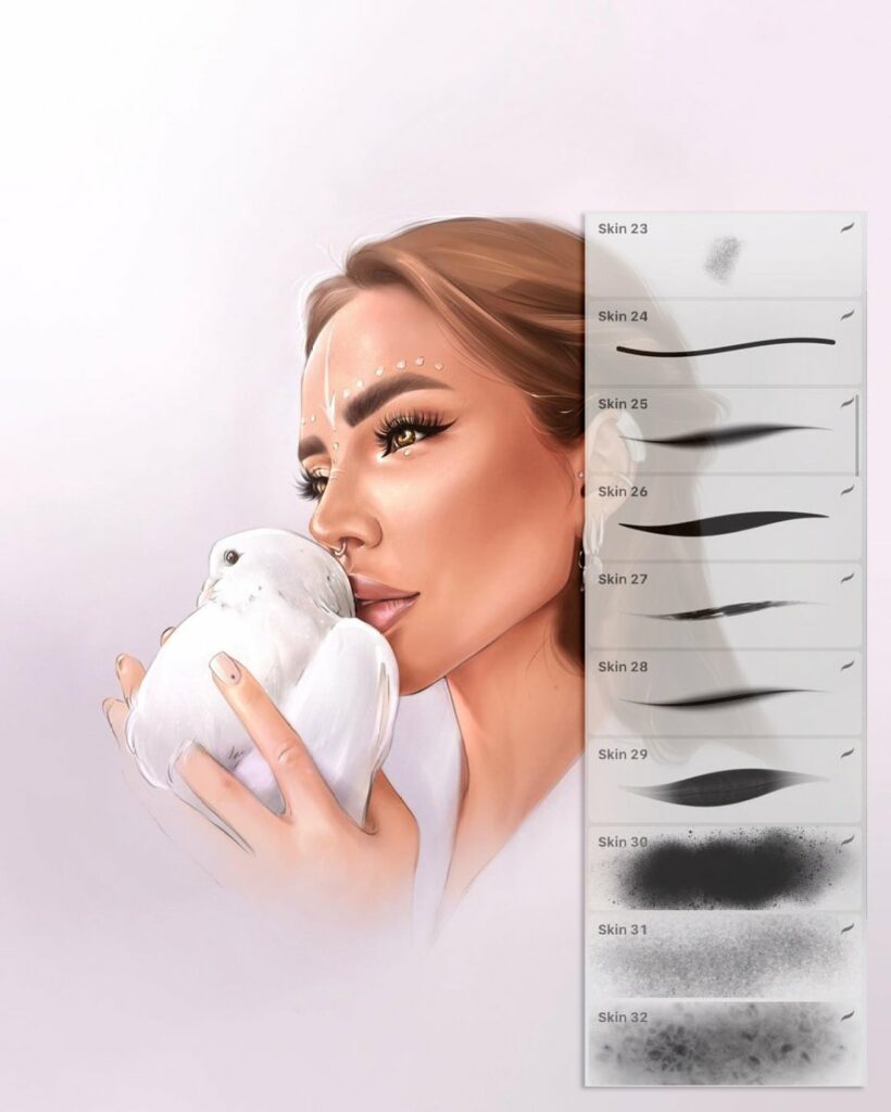 112 Skin Brushes Procreate Brushes – MasterBundles