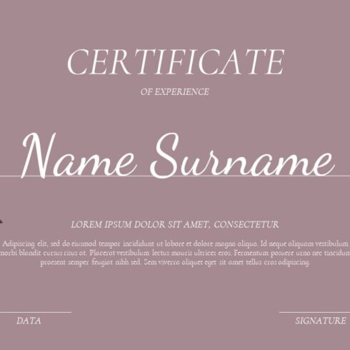 Powerpoint Certificate Template | MasterBundles