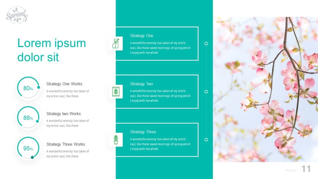Smell Spring PowerPoint Template – MasterBundles