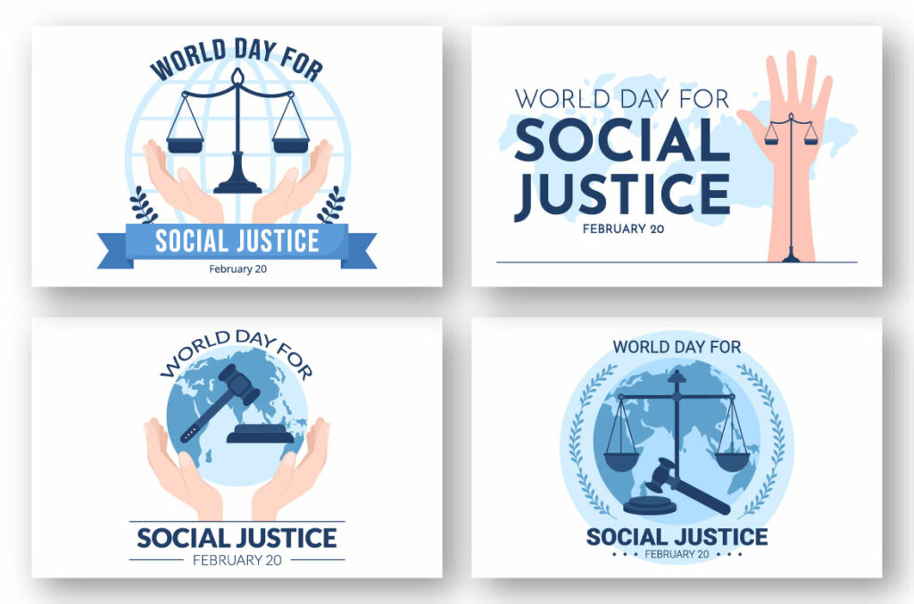 14 World Day of Social Justice Illustration - MasterBundles