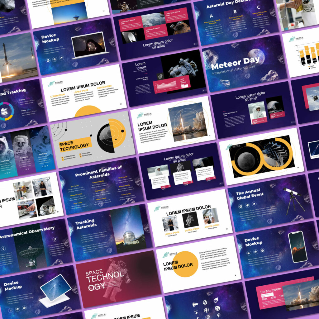 Space Presentation Templates Bundle – MasterBundles