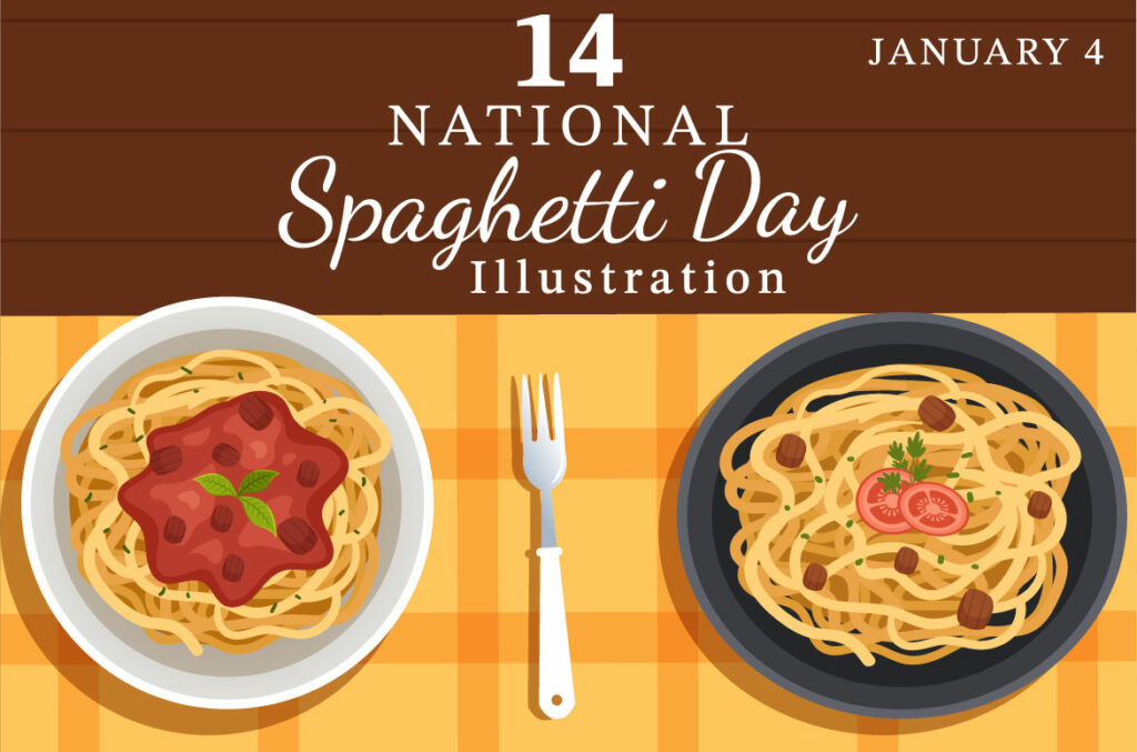 14 National Spaghetti Day Illustration - MasterBundles