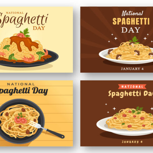 14 National Spaghetti Day Illustration - MasterBundles