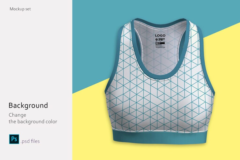Sport Bra Mockup Set – MasterBundles