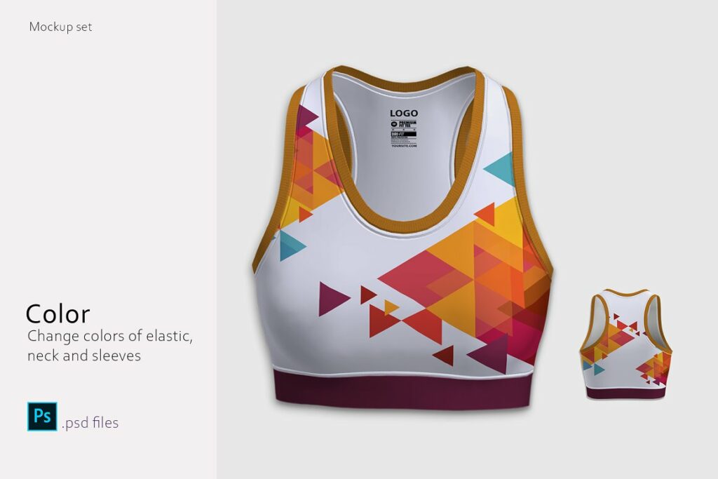 Sport Bra Mockup Set – MasterBundles