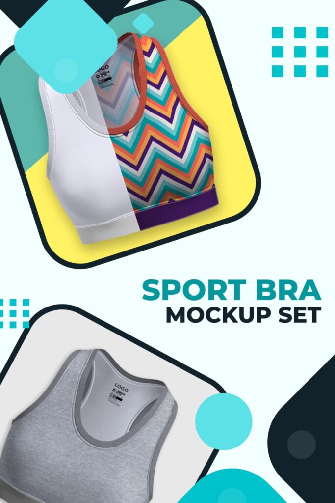 Sport Bra Mockup Set – MasterBundles