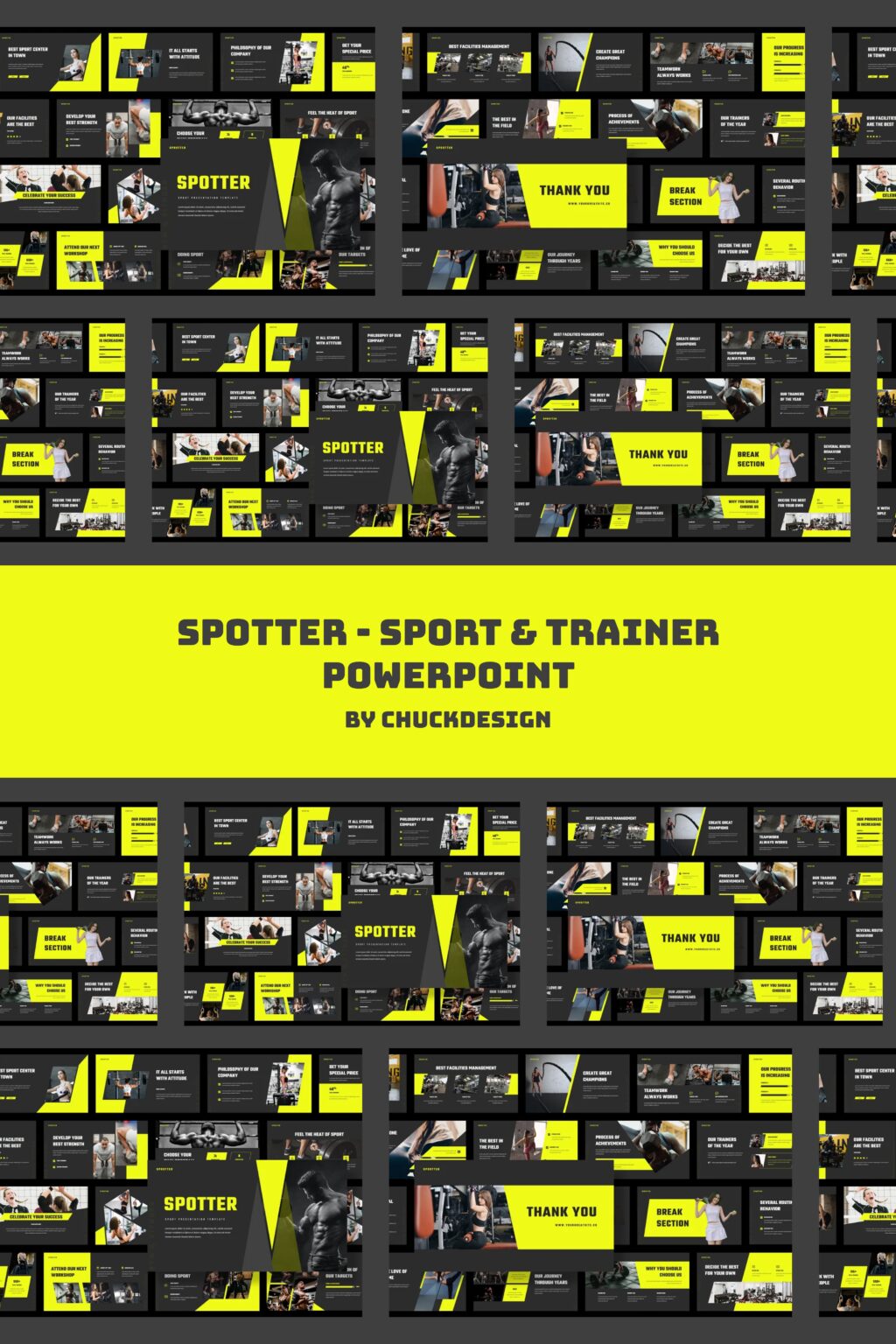 Spotter - Sport & Trainer Presentation PowerPoint – MasterBundles