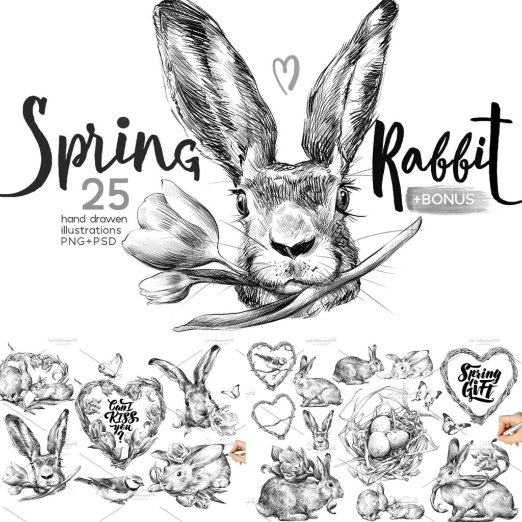 Spring Rabbit – MasterBundles